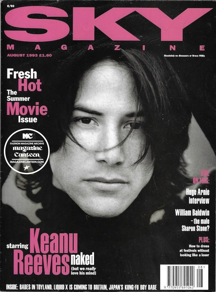 Sky Magazine - Keanu Reeves By Greg Gorman – magazine canteen