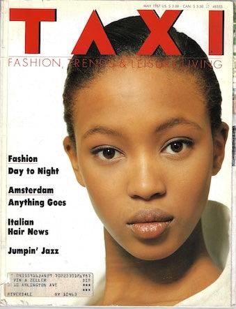 Taxi Magazine - Naomi Campbell Tatjana Patitz 1987 rare – magazine canteen