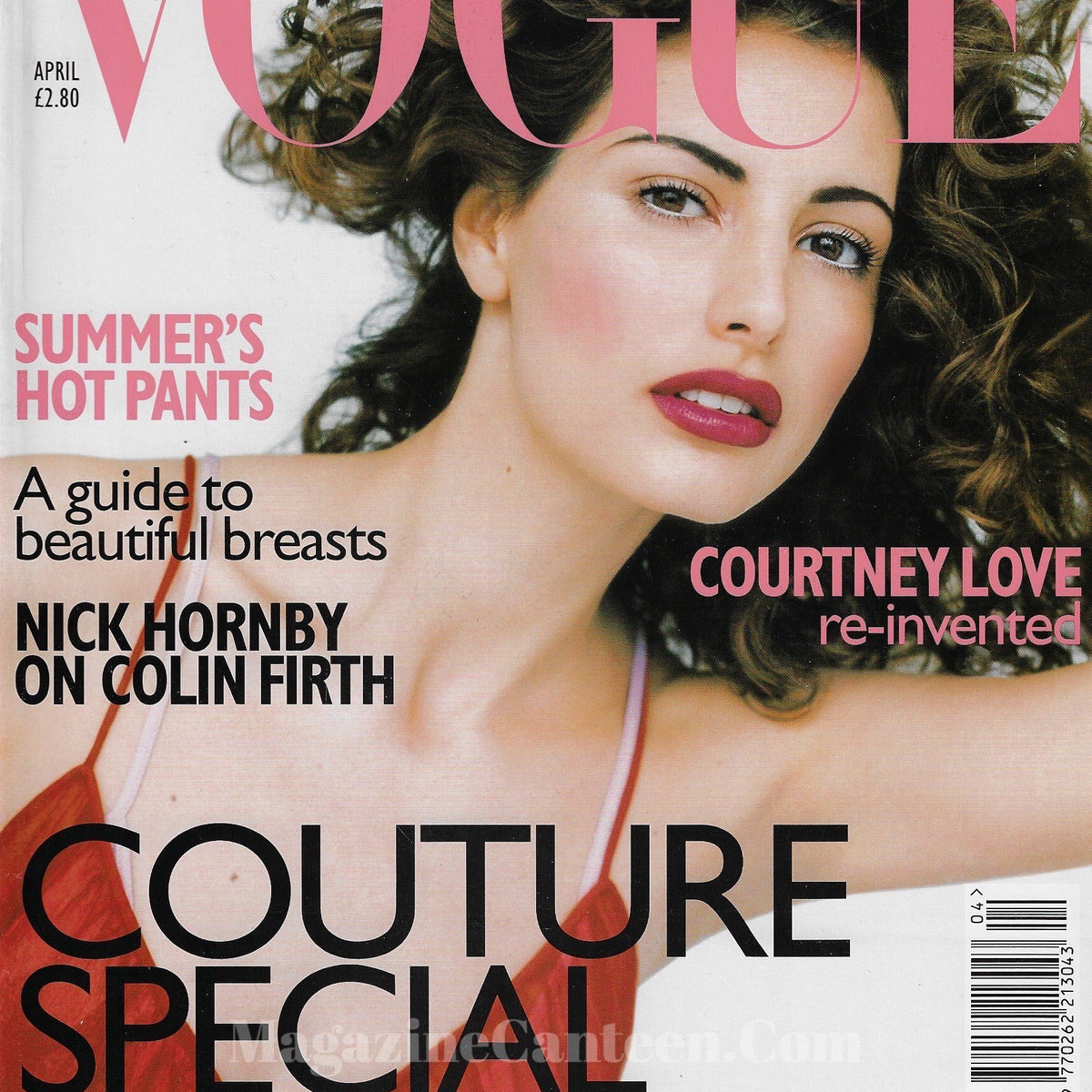 Vogue Magazine April 1997 - Elsa Benitez Alexander McQueen – magazine ...