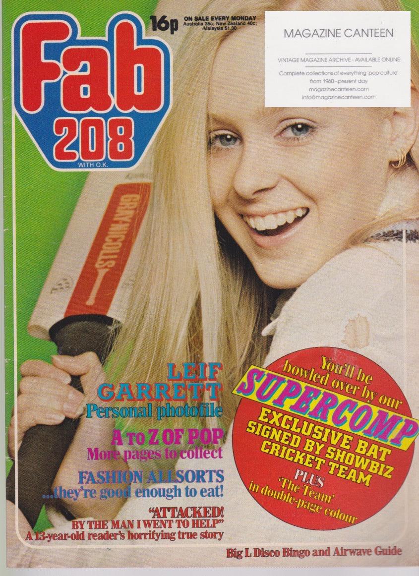 Fabulous 208 Magazine - Leif Garrett – magazine canteen