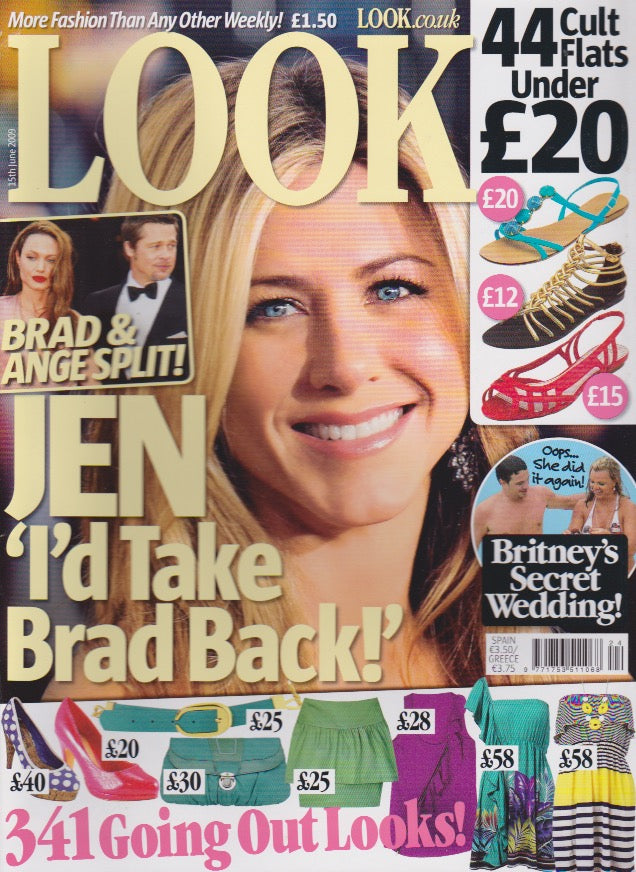Look Magazine - Jennifer Aniston - Fergie from The Black Eyed Peas ...