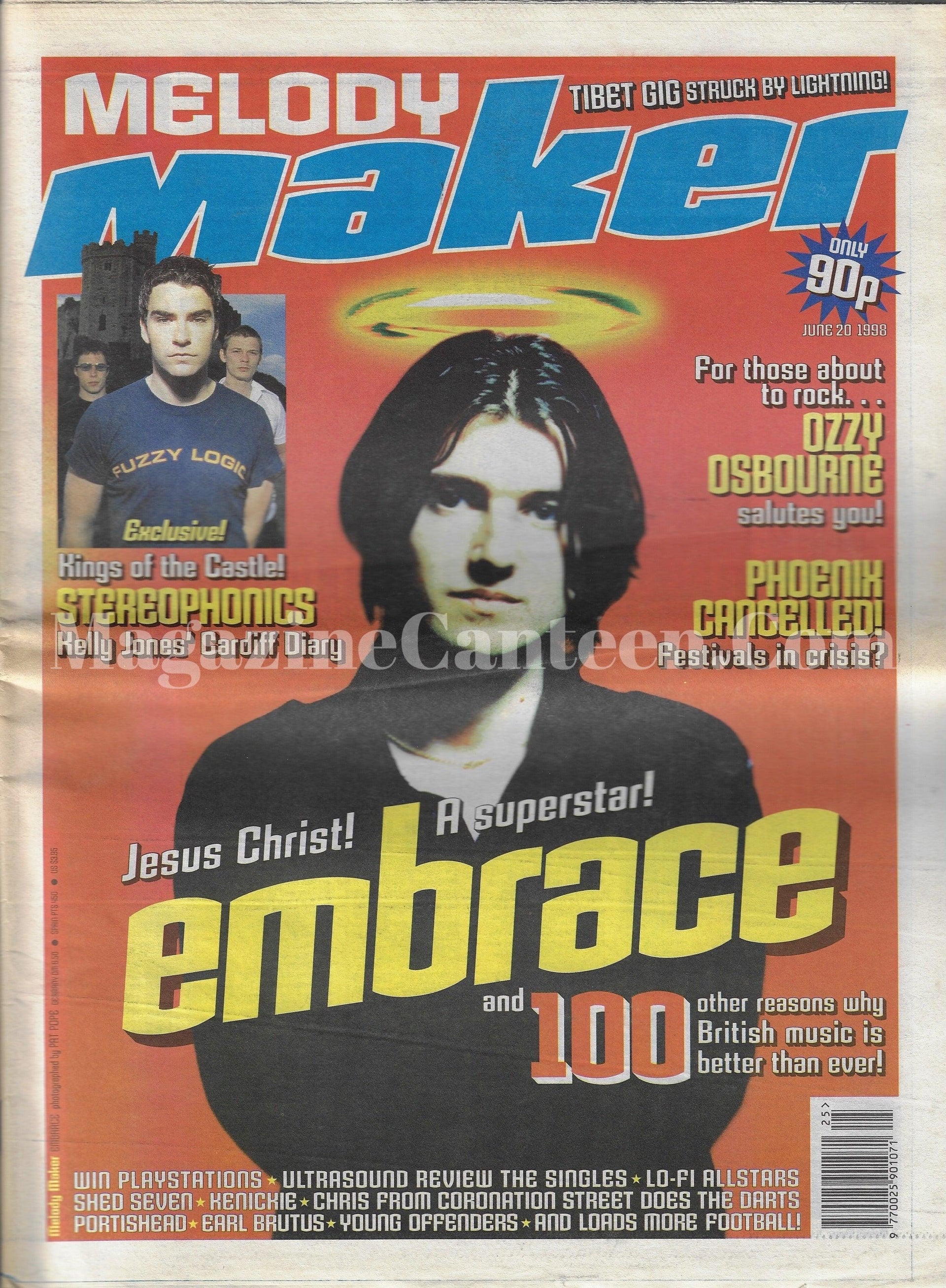 Melody Maker Magazine - Embrace – magazine canteen