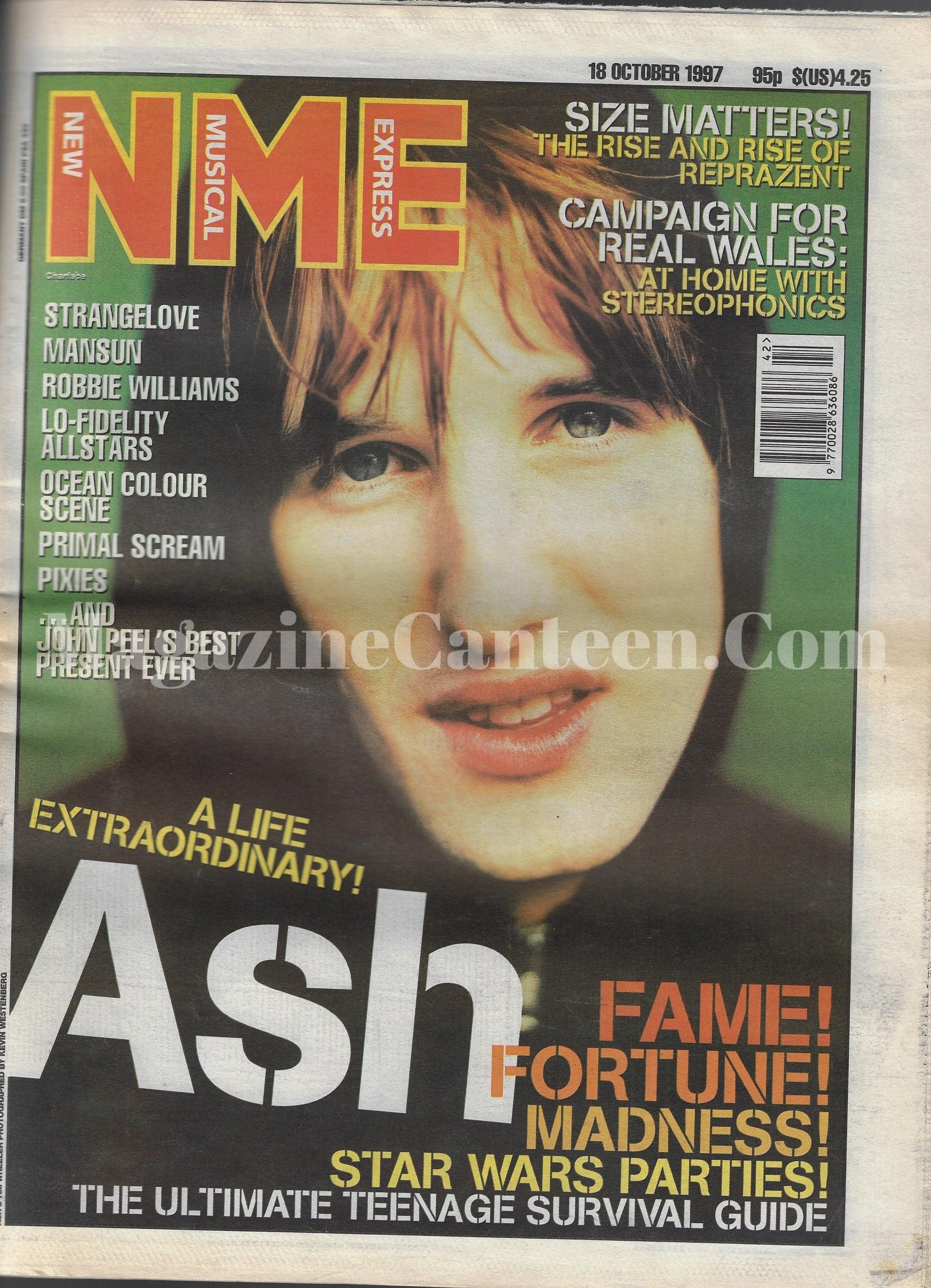 The NME Magazine - Ash – magazine canteen