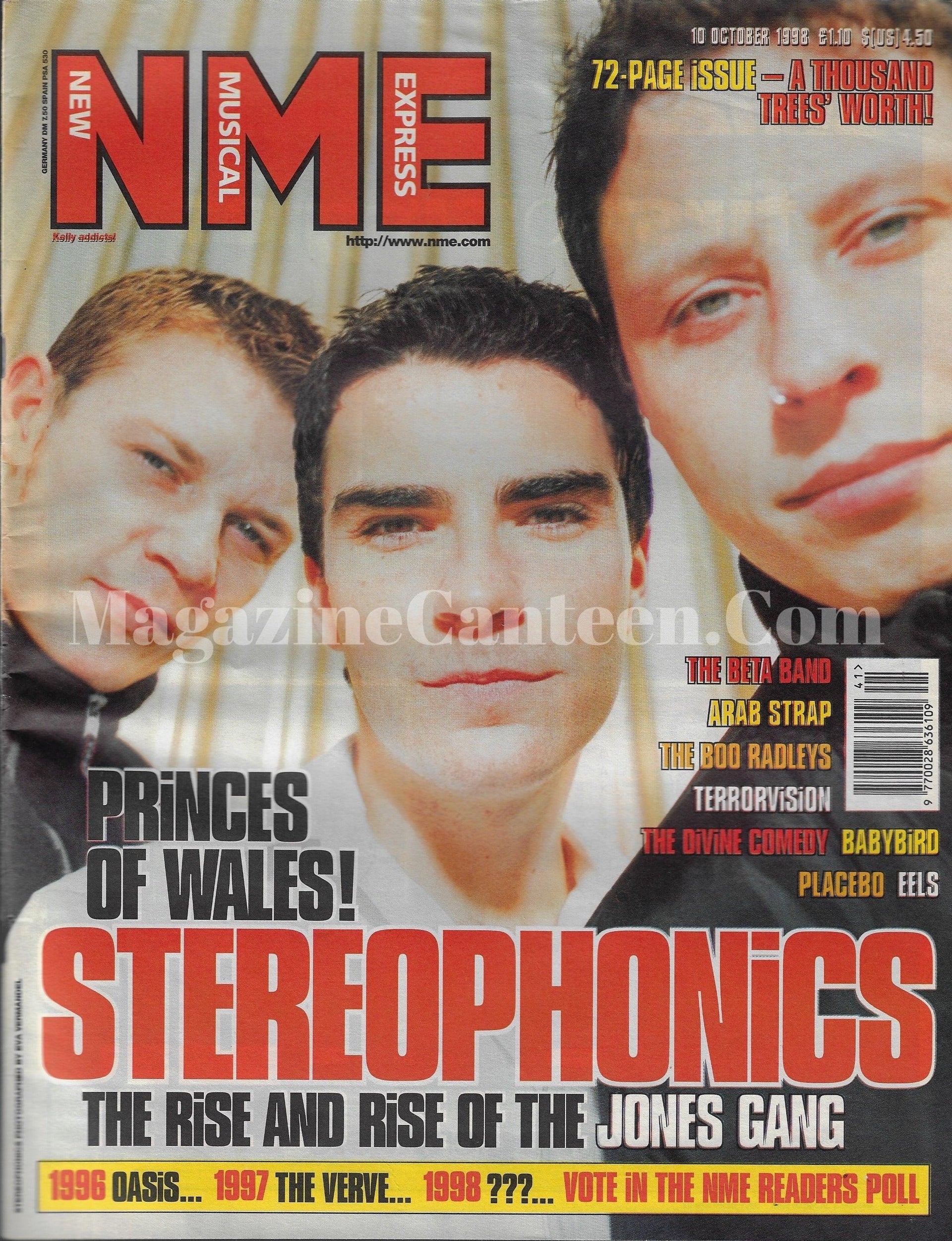 The NME Magazine - The Stereophonics – magazine canteen