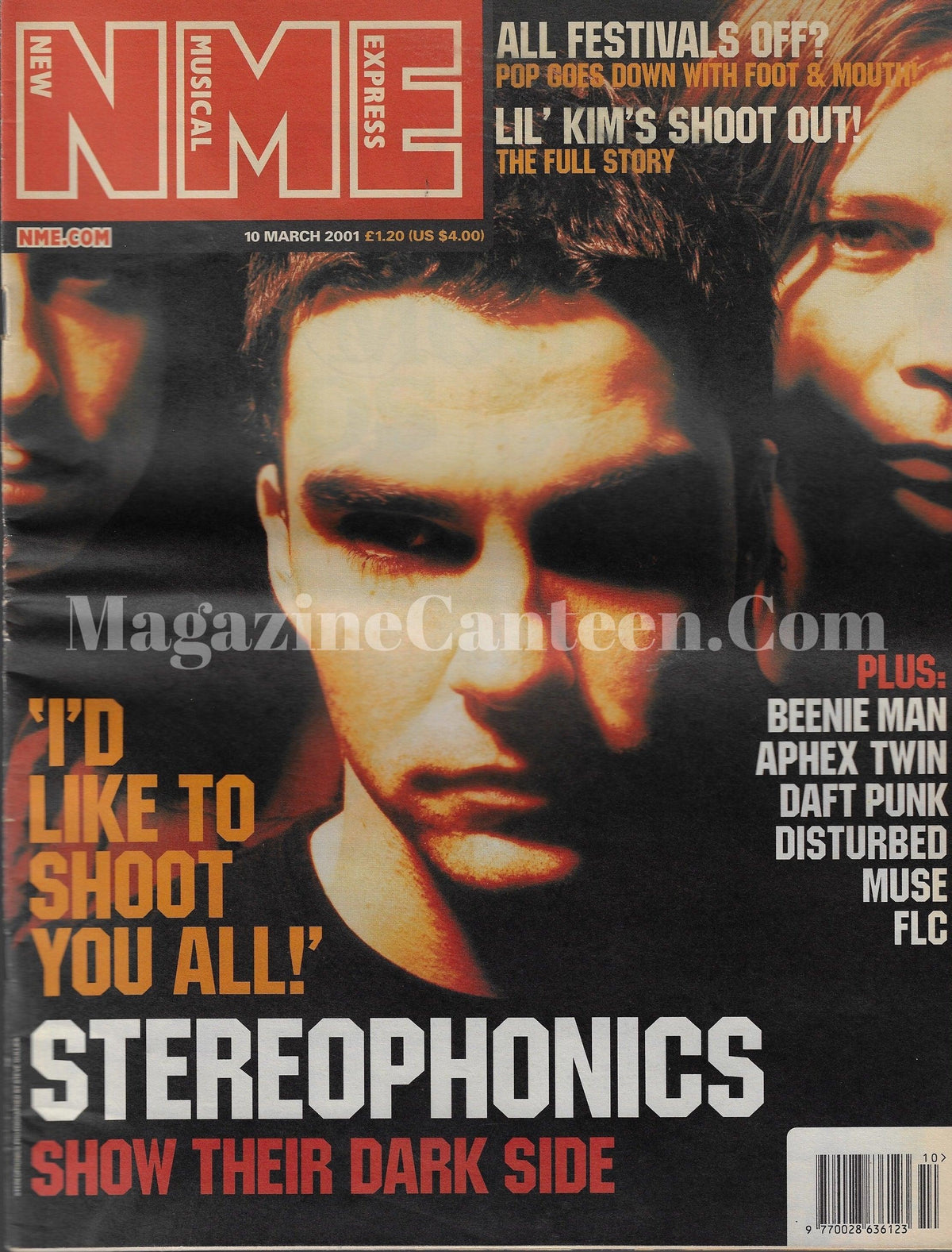 The NME Magazine - The Stereophonics – magazine canteen