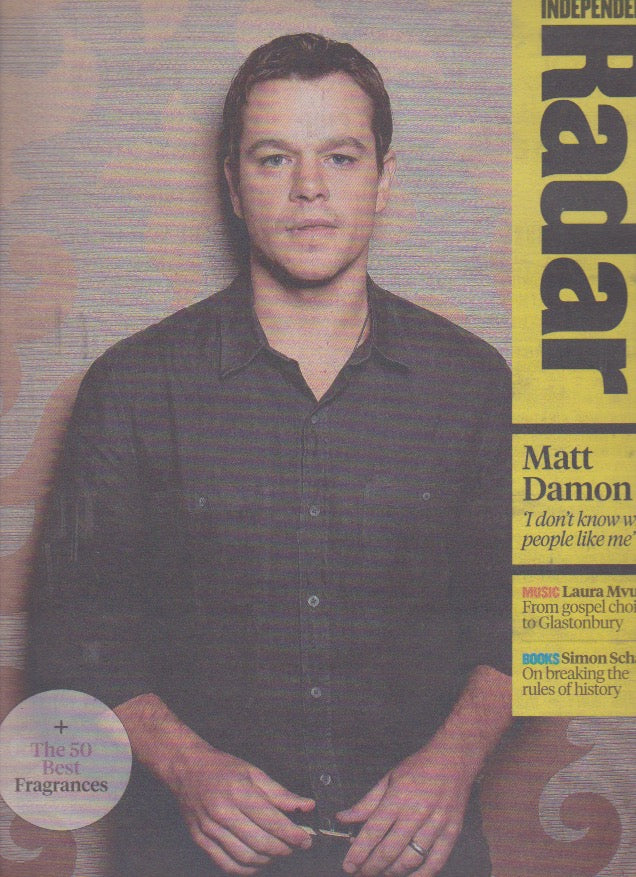 Radar Magazine - Matt Damon – magazine canteen