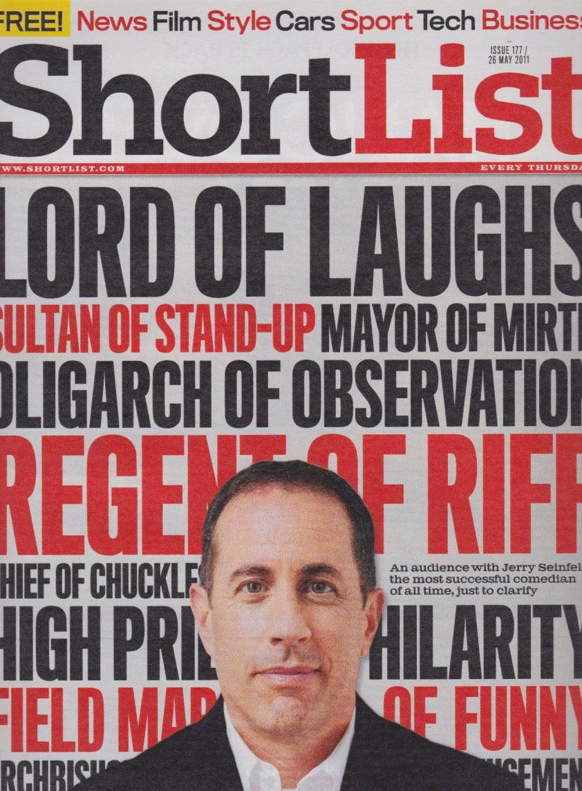 Shortlist Magazine - Jerry Seinfeld – magazine canteen