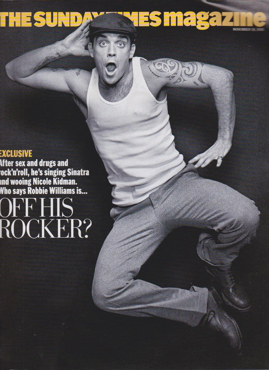 The Sunday Times Magazine - Robbie Williams – magazine canteen